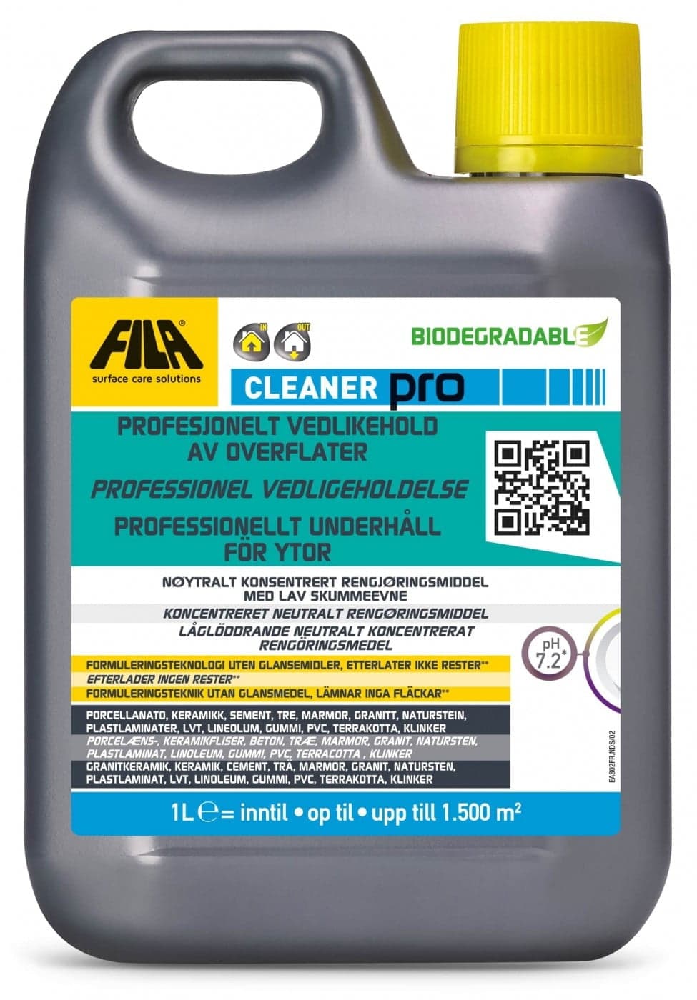 Fila Cleaner PRO 5000ml NT - Fliser.dk - Næstved Flisecenter