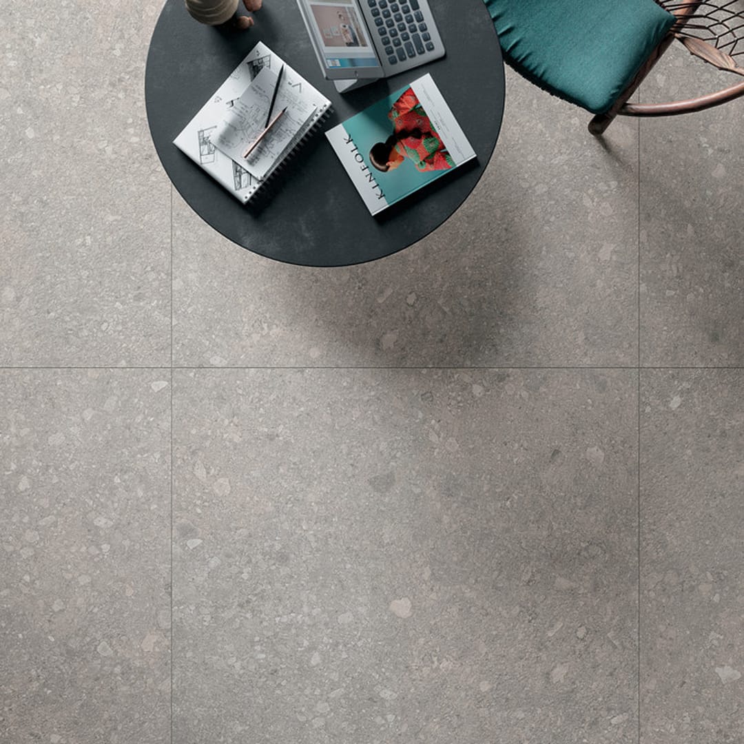 Norr Vitt RR01 Nat. 80x80 - Fliser.dk - Næstved Flisecenter